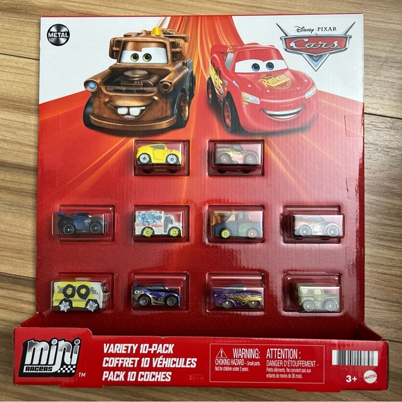 Mattel | Toys | Disney Pixar Cars Metal Mini Racers Pack New Lightening ...